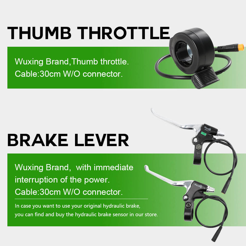 E-Bike Conversion Kit 36V 250W 28"(700C) Front Motor Kit with HL1 36V ...