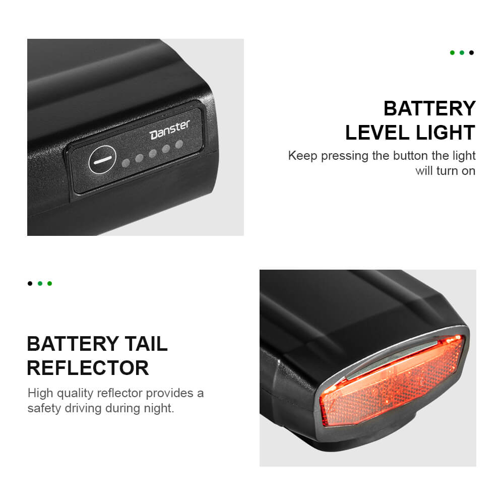 36V 13Ah Rear Battery for Stella Bike Electric Bicycle Lithium-ion Bat